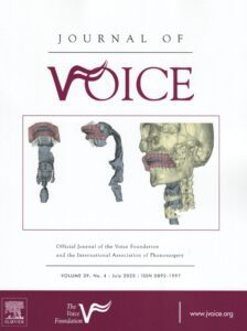 Journal of Voice - THE VOICE FOUNDATION